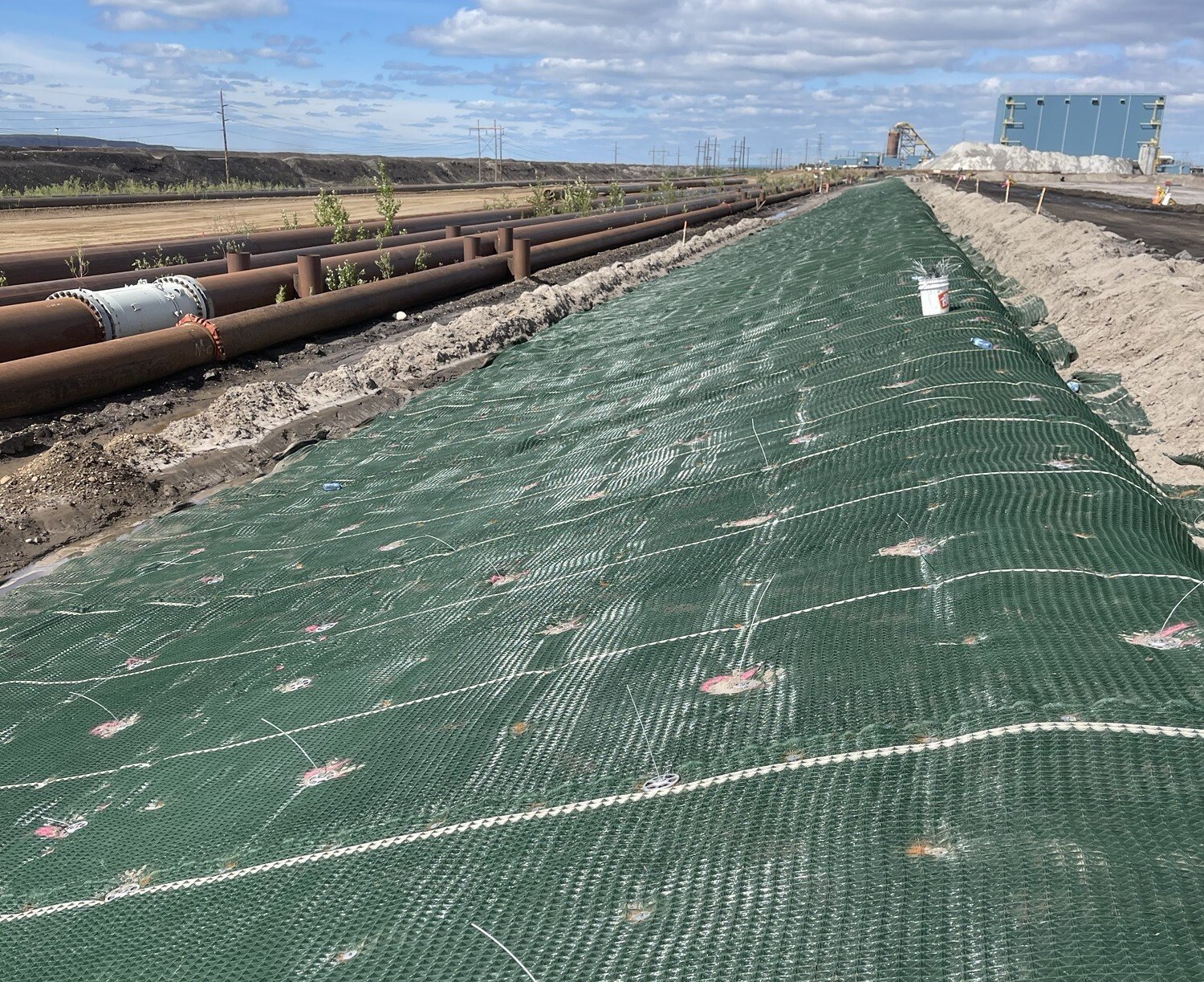 ARMORMAX® System for Stabilization of Mine Tailings Dam Slope